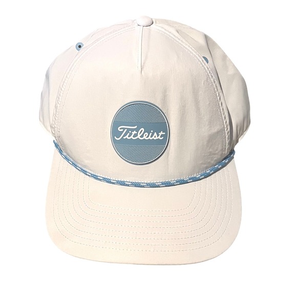 Titleist | Accessories | Titleist Boardwalk Rope Golf Hat White Light ...